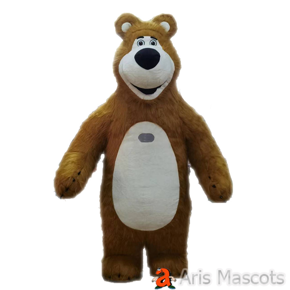 Giant Inflatable Bear Mascot Costume for Entertainments Adult Furry ...