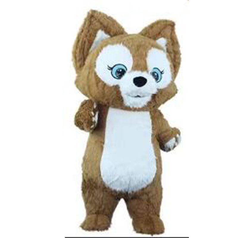 Funny Inflatable Fox Mascot Costume Adult Wearable Blow Up Suit for ...