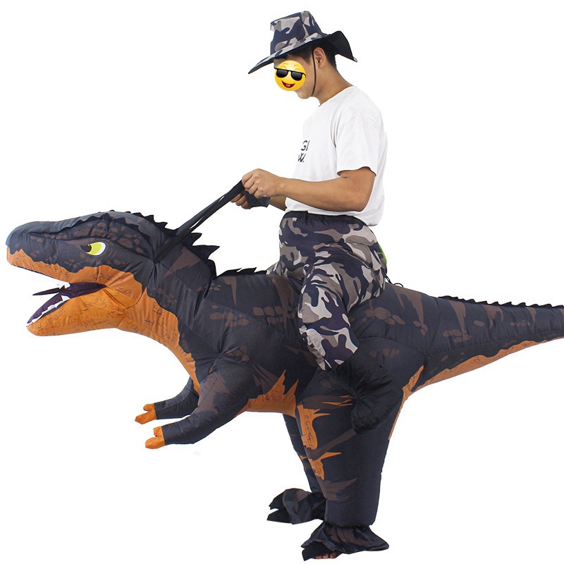 Adult Riding Inflatable Dinosaur Suit for Carnival Entertainments