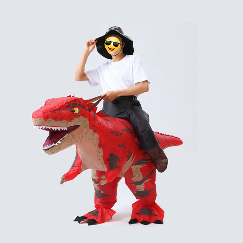 Adult Riding Inflatable Dinosaur Suit for Carnival Entertainments