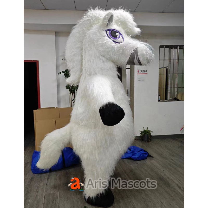 Inflatable Pony Costume Adult Funny Furry Mascot Suit Horse Cosplay ...