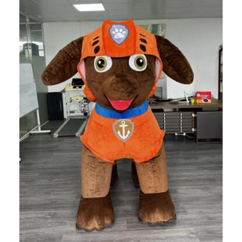 Inflatable Policeman Dog Mascot Costume Paw Patrol Chase Blow Up Suit ...