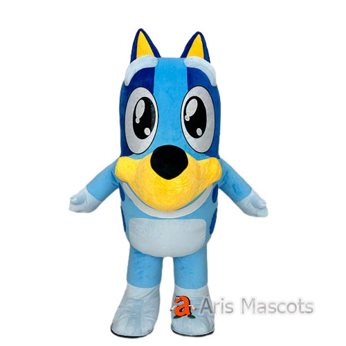 2m Inflatable Bluey Dog Mascot Costume for Entertainments Adult Full ...
