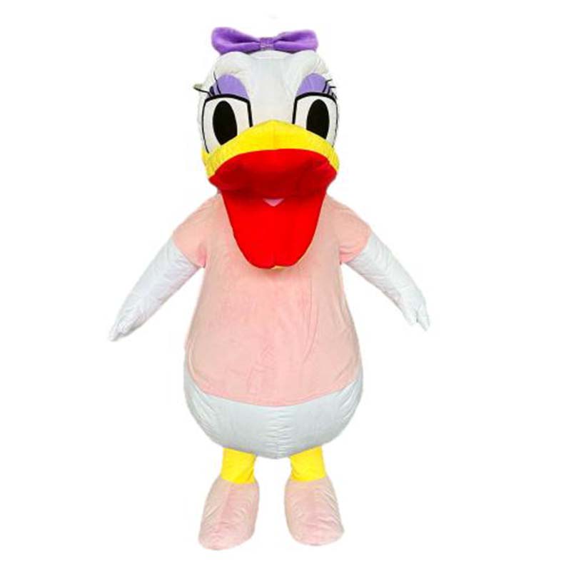 Realistic Inflatable Donald Duck Mascot Costume Adult Full Body Cartoon ...