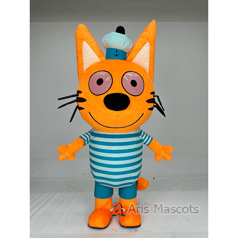 Adult Inflatable Kid E Cat Mascot Costume for Entertainments Full Body ...
