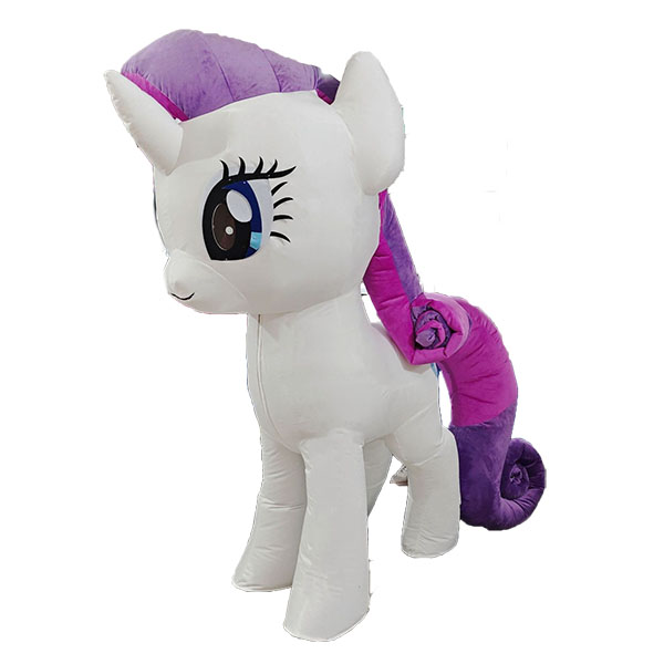 2m Real Life Purple Pony Blow Up Suit Adult Full Body Pony Inflatable ...