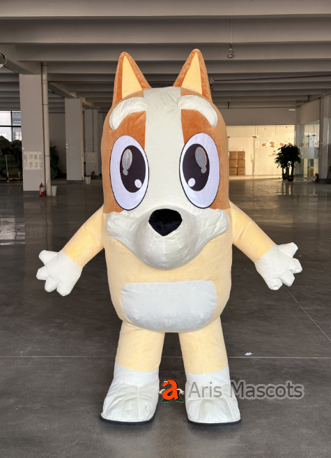 2m Inflatable Bluey Dog Mascot Costume for Entertainments Adult Full ...