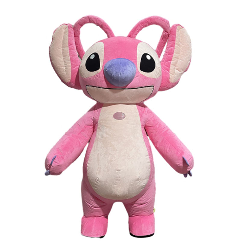 Inflatable Stitch Costume Adult Full Body Blow Up Stitch Mascot Suit ...