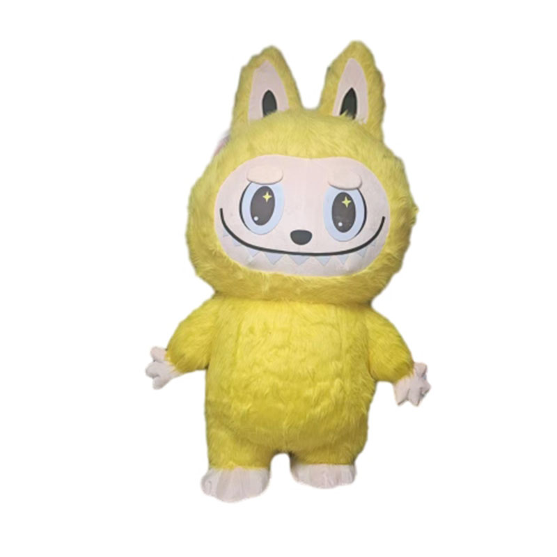 Inflatable Furry Labubu Costume for Adults Full Body Character Cosplay ...