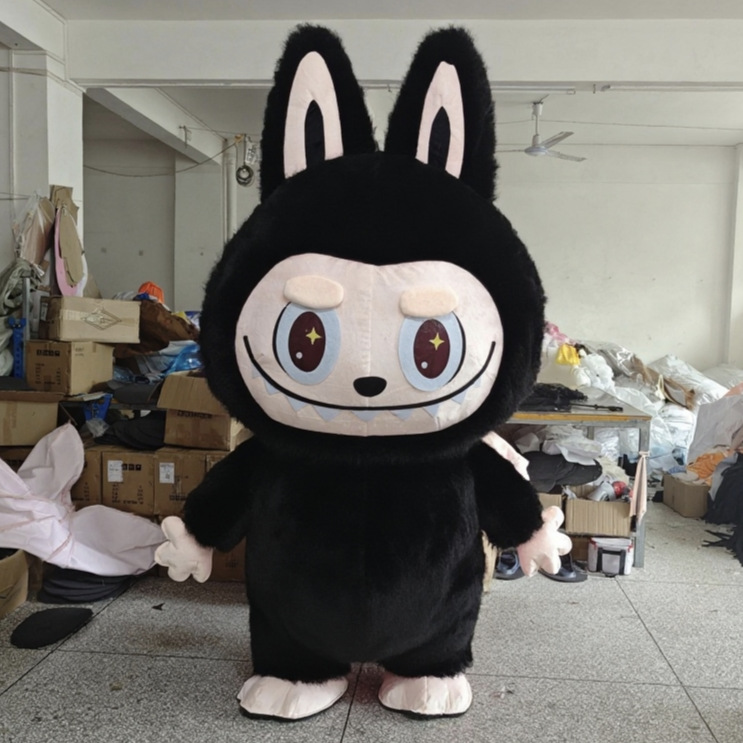 Inflatable Furry Labubu Costume for Adults Full Body Character Cosplay ...