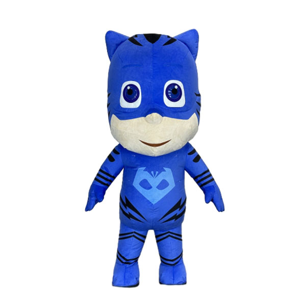 Adult Inflatable Catboy Costume Cartoon Character Walking Blow Up Gecko ...