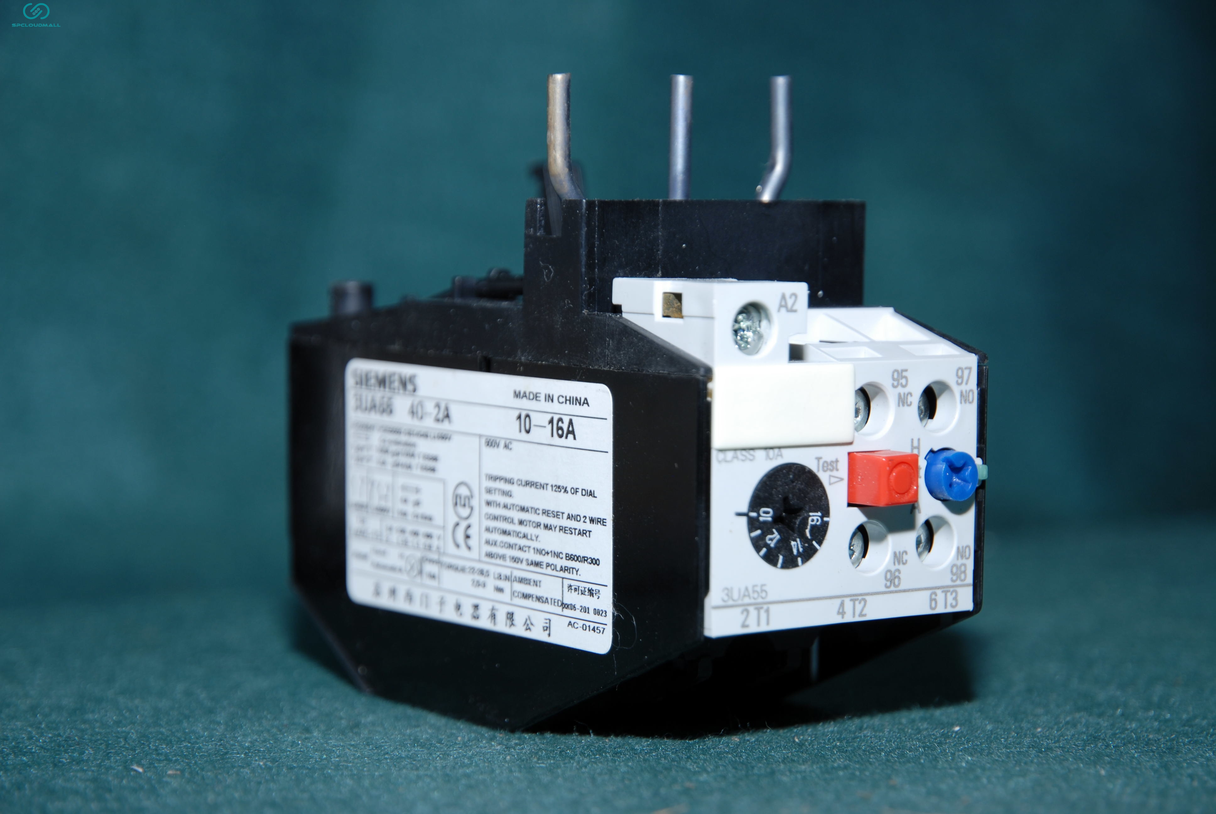 SIEMENS OVER LOAD RELAY 3UA55 40-2A 10-16A,RELAY
