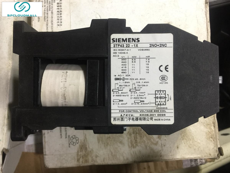 SIEMENS CONTACTOR 3TF40 22-1XB4,CONTACTOR