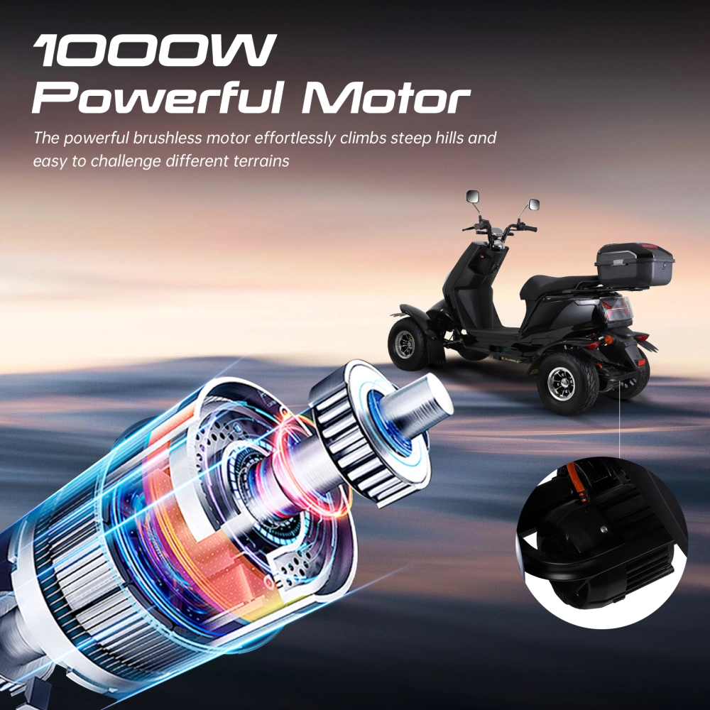 Xmatch – Heavy-Duty 4-Wheel Mobility Scooter – Adult Electric Mobility