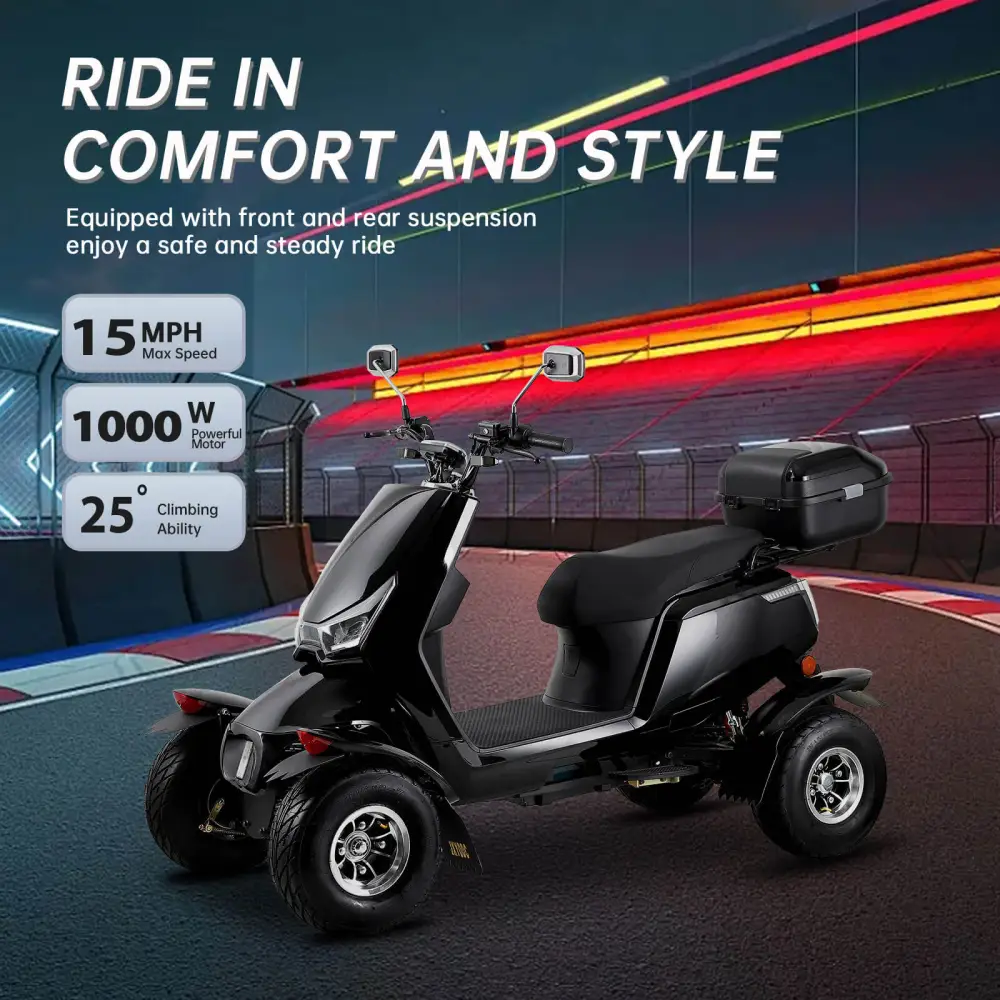 Xmatch – Heavy-Duty 4-Wheel Mobility Scooter – Adult Electric Mobility