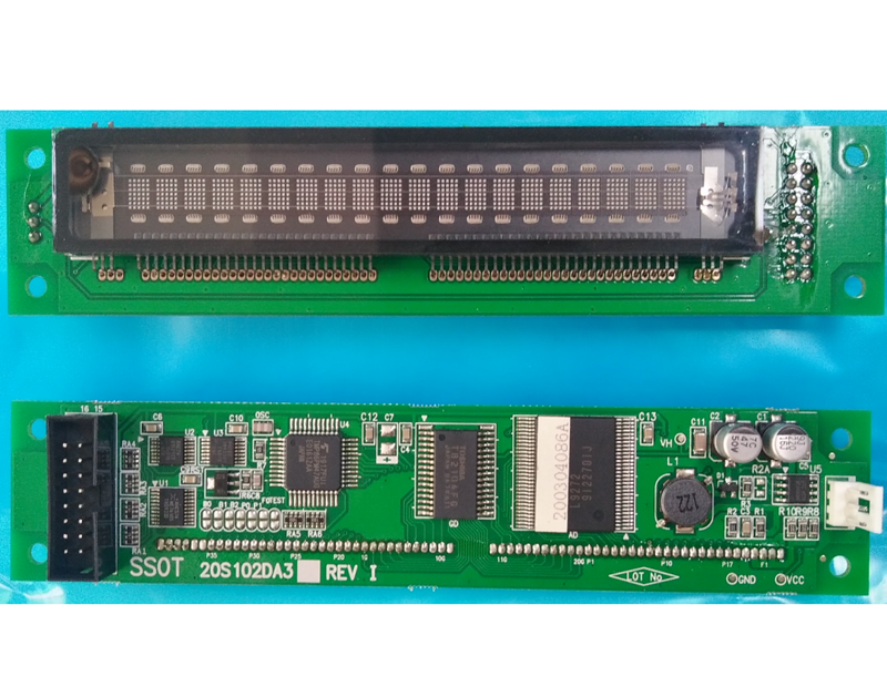 20S102DA3 Vacuum Fluorescent Display Module VFD module