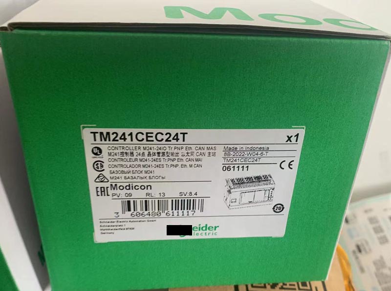 TM241CEC24T Logic controller Modicon M241 24 IO transistor PNP Ethernet ...