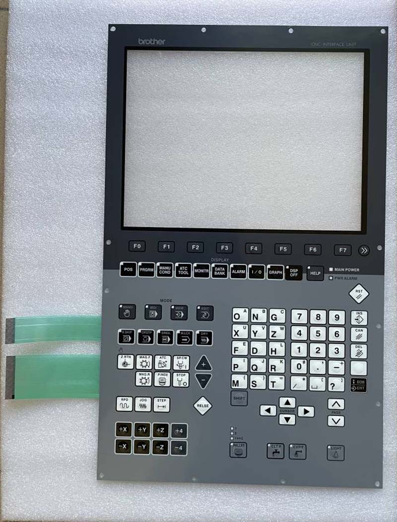 New Keypad for Brother CNC TC-S2C-0 TC-S2CZ-0 TC-S2D,Membrane Keypad