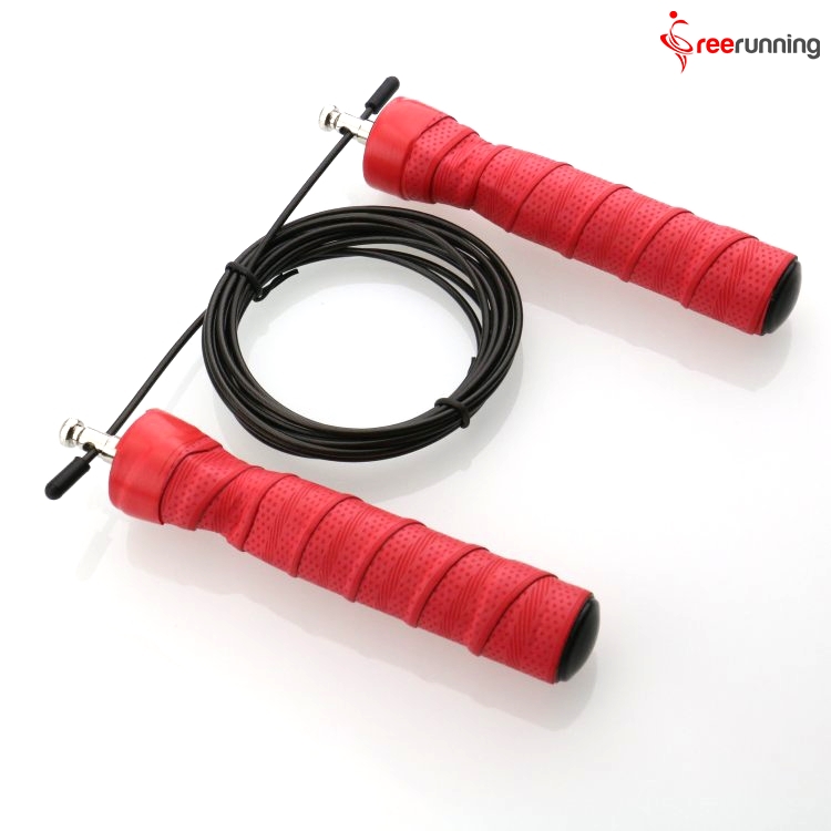 2.5MM Cable Wire Jumping Rope To Lose Weight Crossfit PU Coated Jump ...