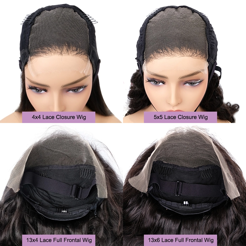 Italian Curly Lace 4x4 5x5 Closure Wig 13x4 13x6 Full Frontal Wig 200% ...