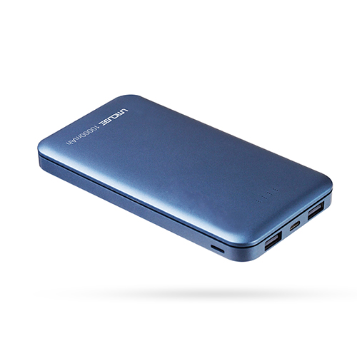 High speed power bank 10000mah with 2 way input and 2 way output ports ...