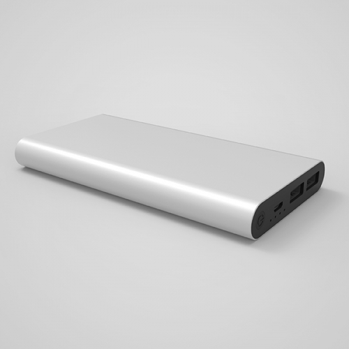 simple design metal power bank 10000mAh with dual usb output ports,New ...
