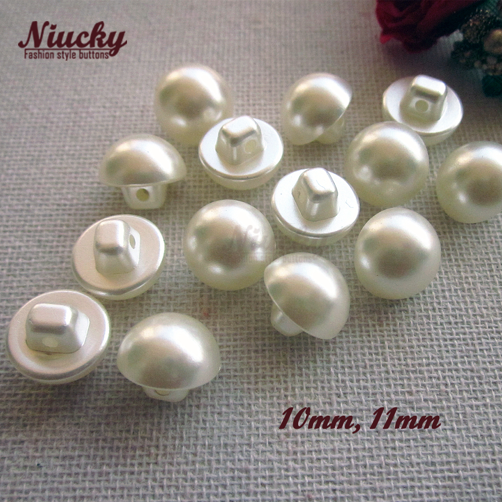 10mm 11mm Shank Pearl White Pearl Shirt Buttons for Sewing Basic Pearl ...