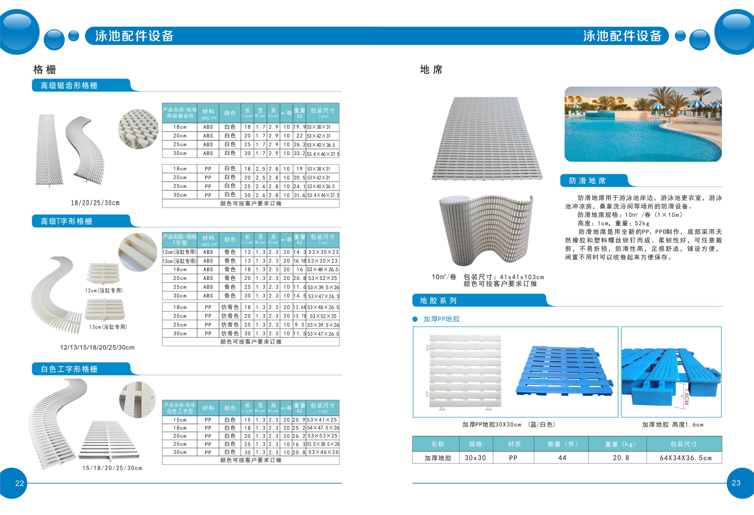 Swimming pool grating Corner Tile and Profile