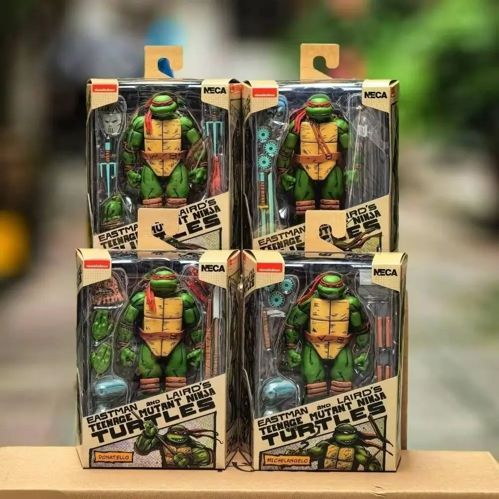 4 Styles 15cm NECA Teenage Mutant Ninja Turtles Cartoon Anime PVC Figures