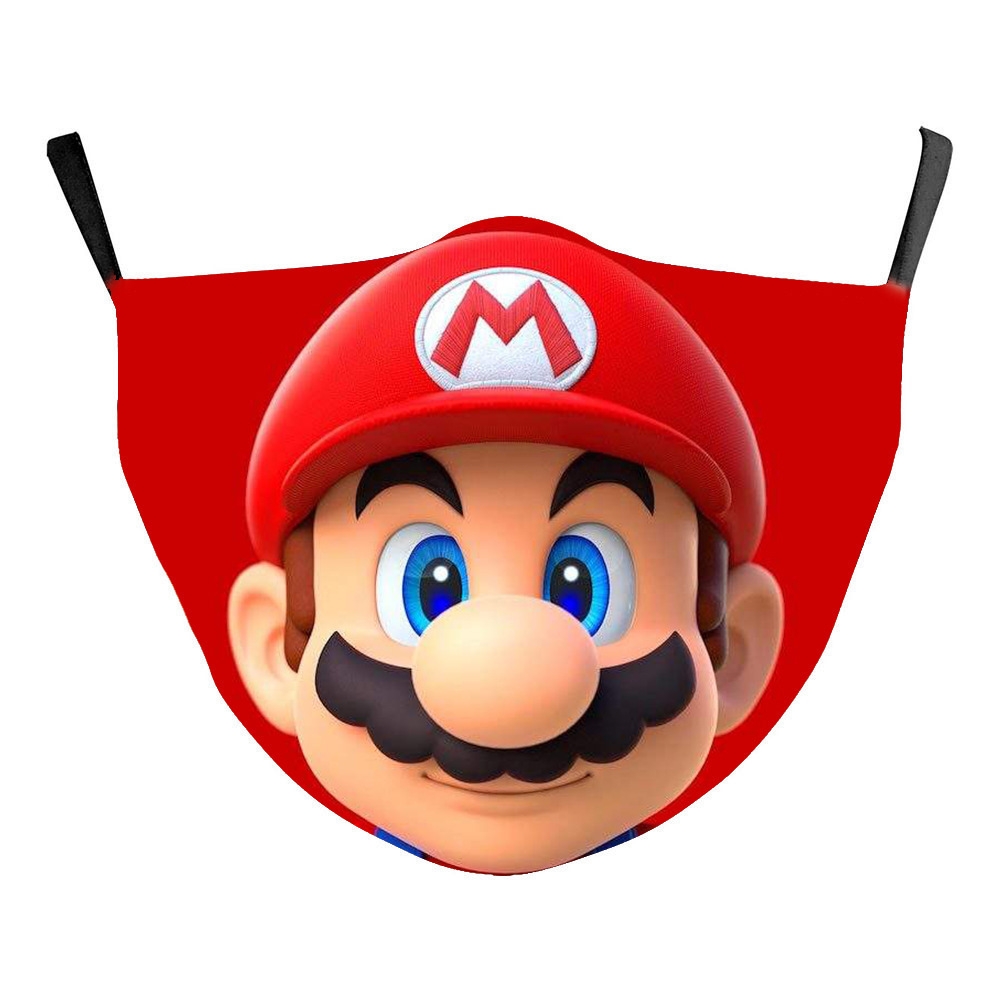 2021 New Super Mario Bros 3D Video Game Face Masks