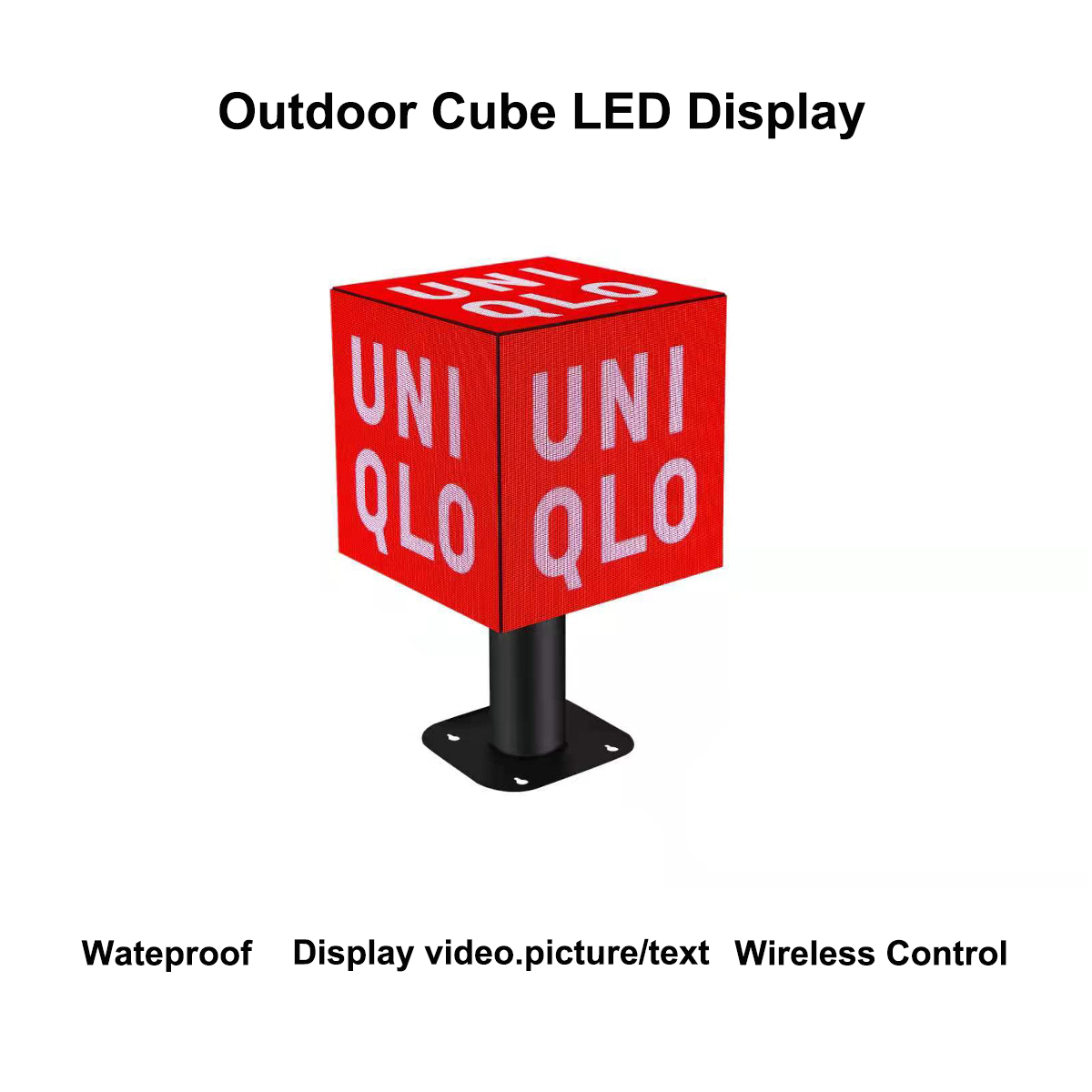 outdoor&indoor cube led display