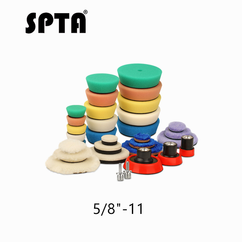 SPTA Detail Polishing Pad for Drill &polisher Buffing Buffer Kit ...
