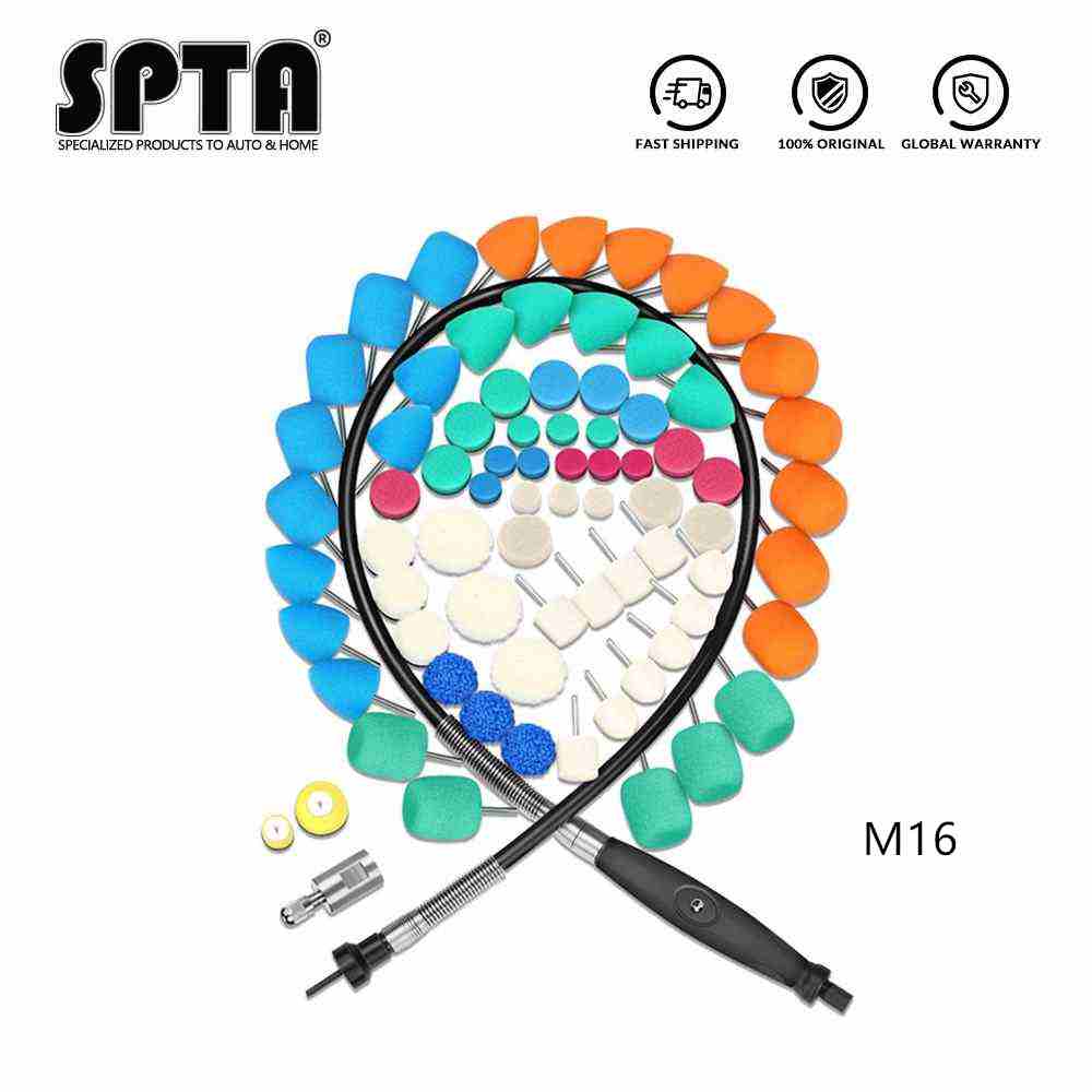 SPTA Mini Detail Polish Pad car Polishing Pad for Dremel Polisher Drill ...