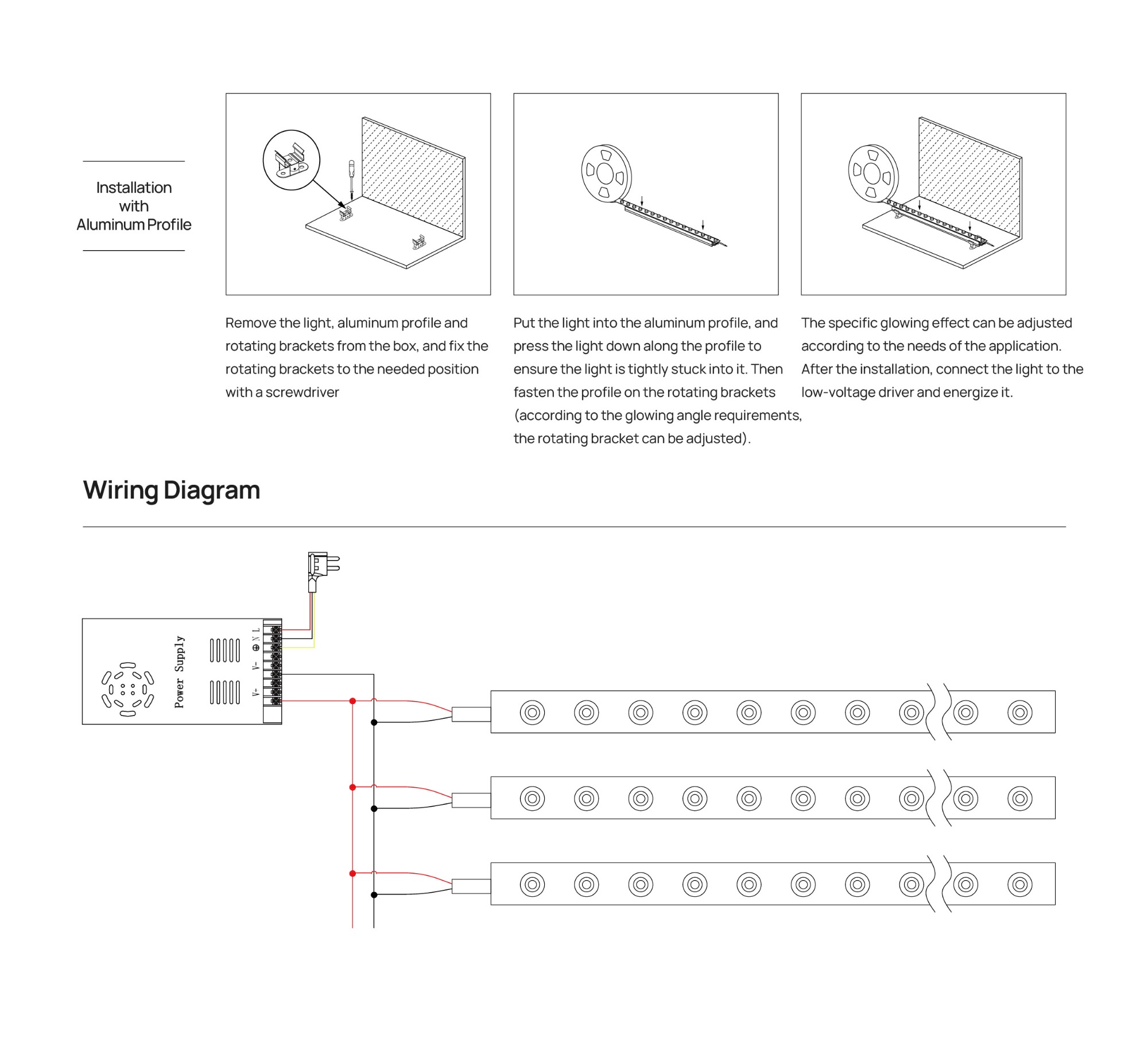 DC24V IP67 Flex LED Wall washer Strip,