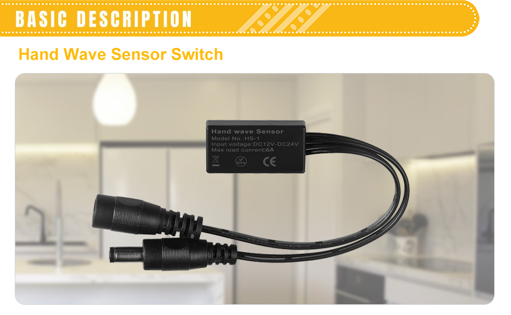 HS-1 DC12V-DC24V 6A hand wave sensor switch,Sensor Switch