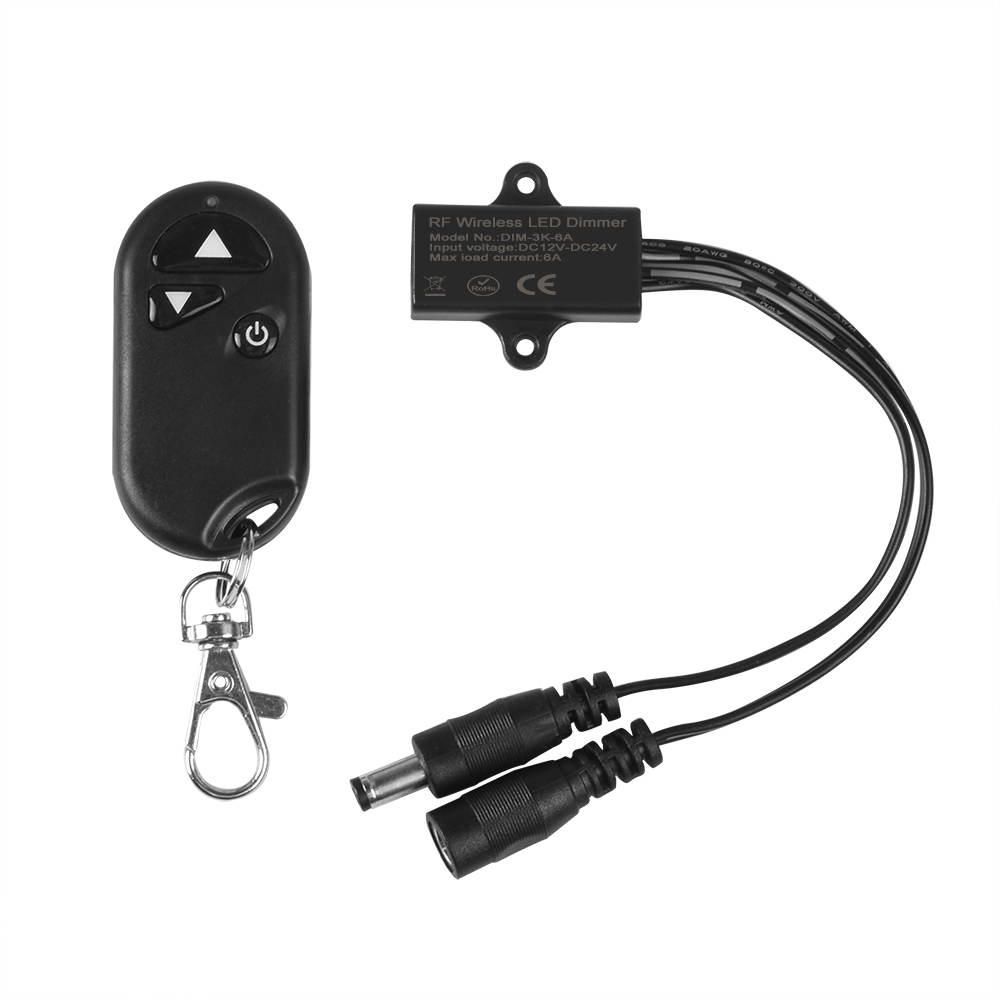 DIM-3K-6A Mini RF LED Dimmer with 3 Key remote,433 Series