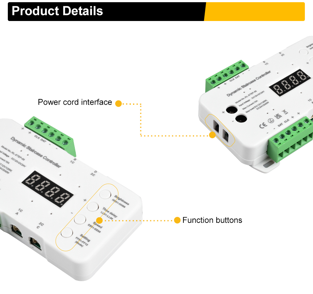 STEP-05 Dynamic Stair Lighting Controller,Professional Series Stair ...