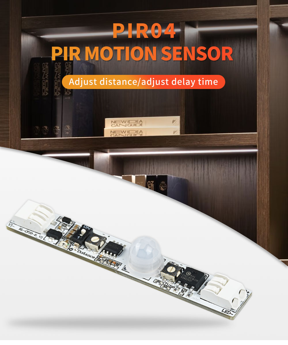PIR04 DC12V-24V 6A PIR Motion Sensor,PIR Sensor