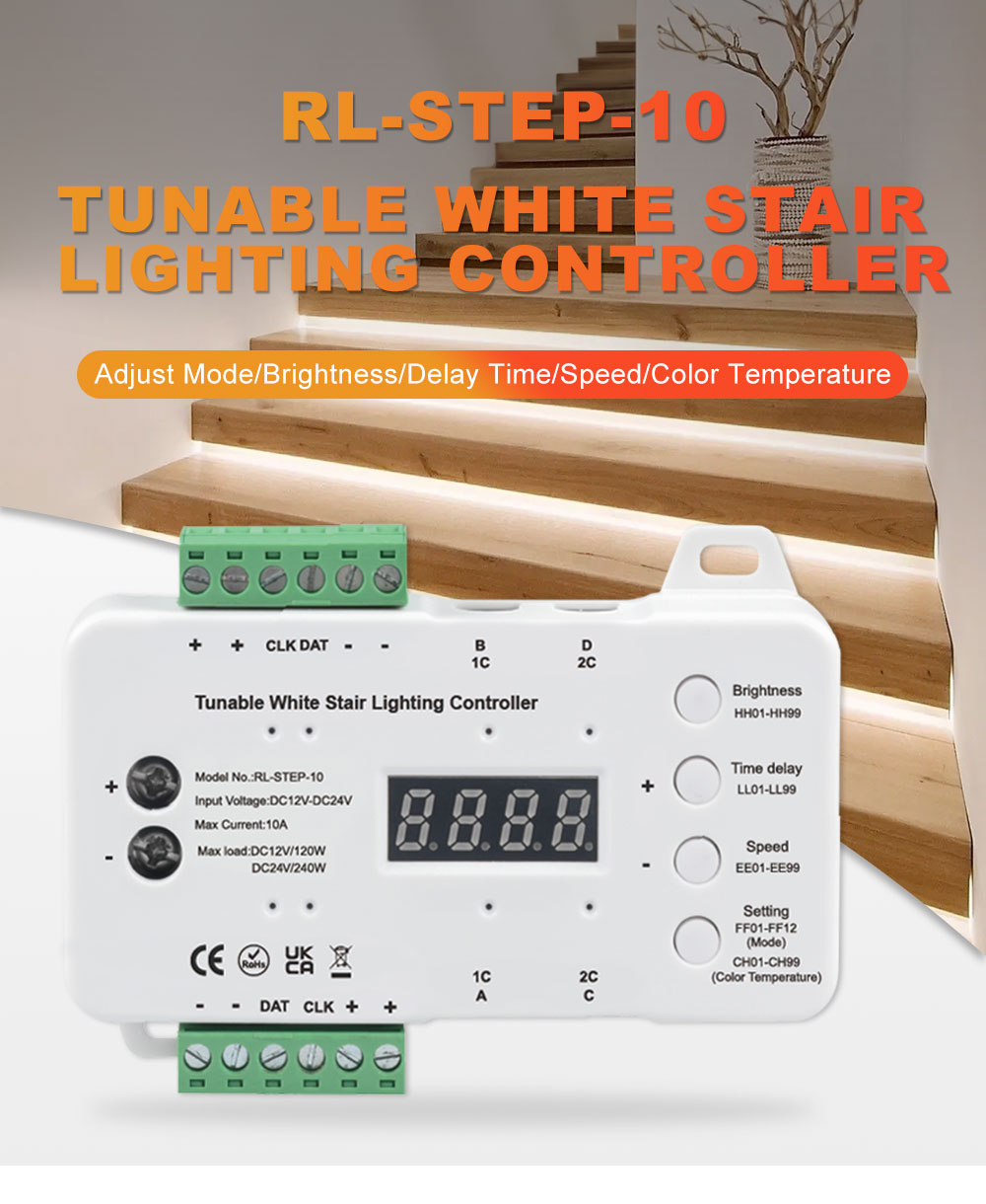 STEP-10 Tunable White Stair Lighting Controller,Professional Series ...