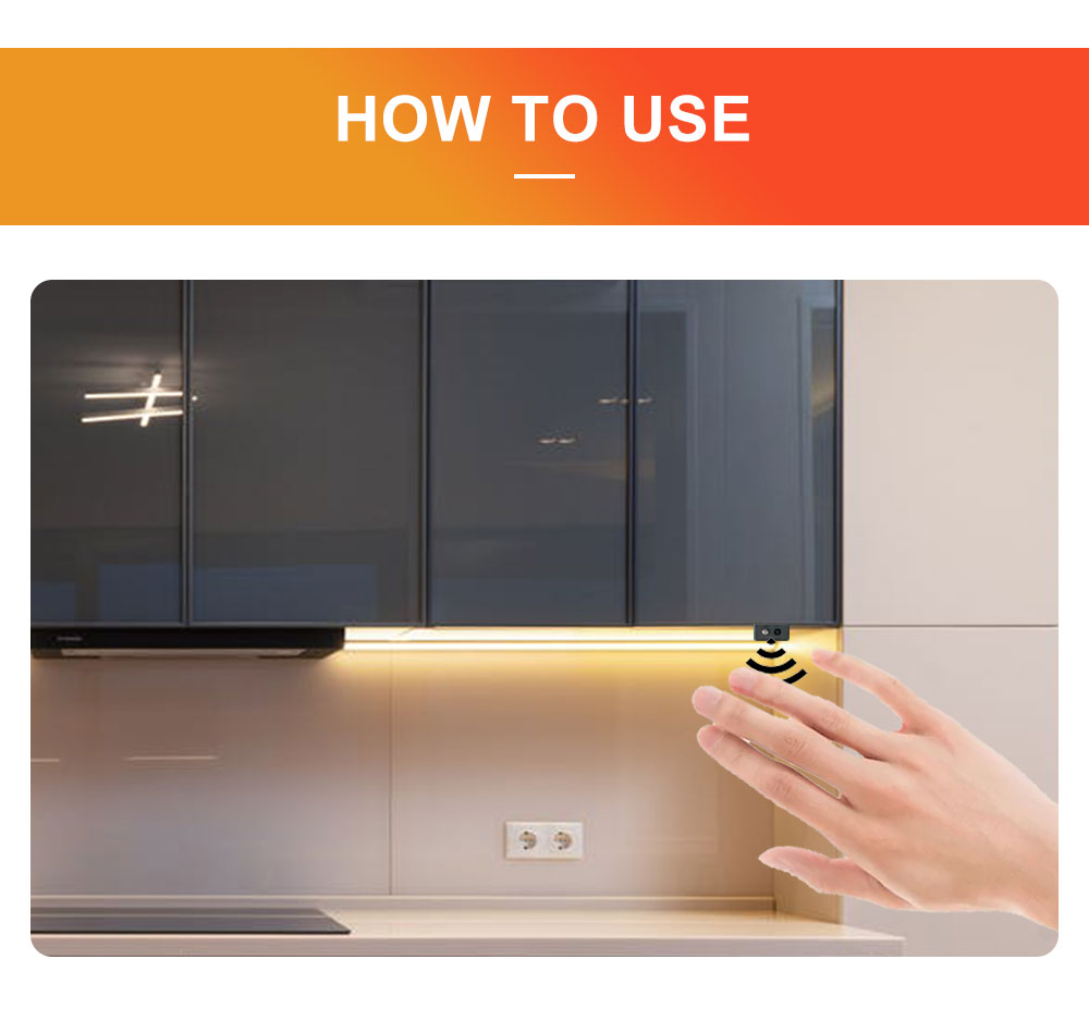 HS-1 DC12V-DC24V 6A hand wave sensor switch,Hand Wave Sensor