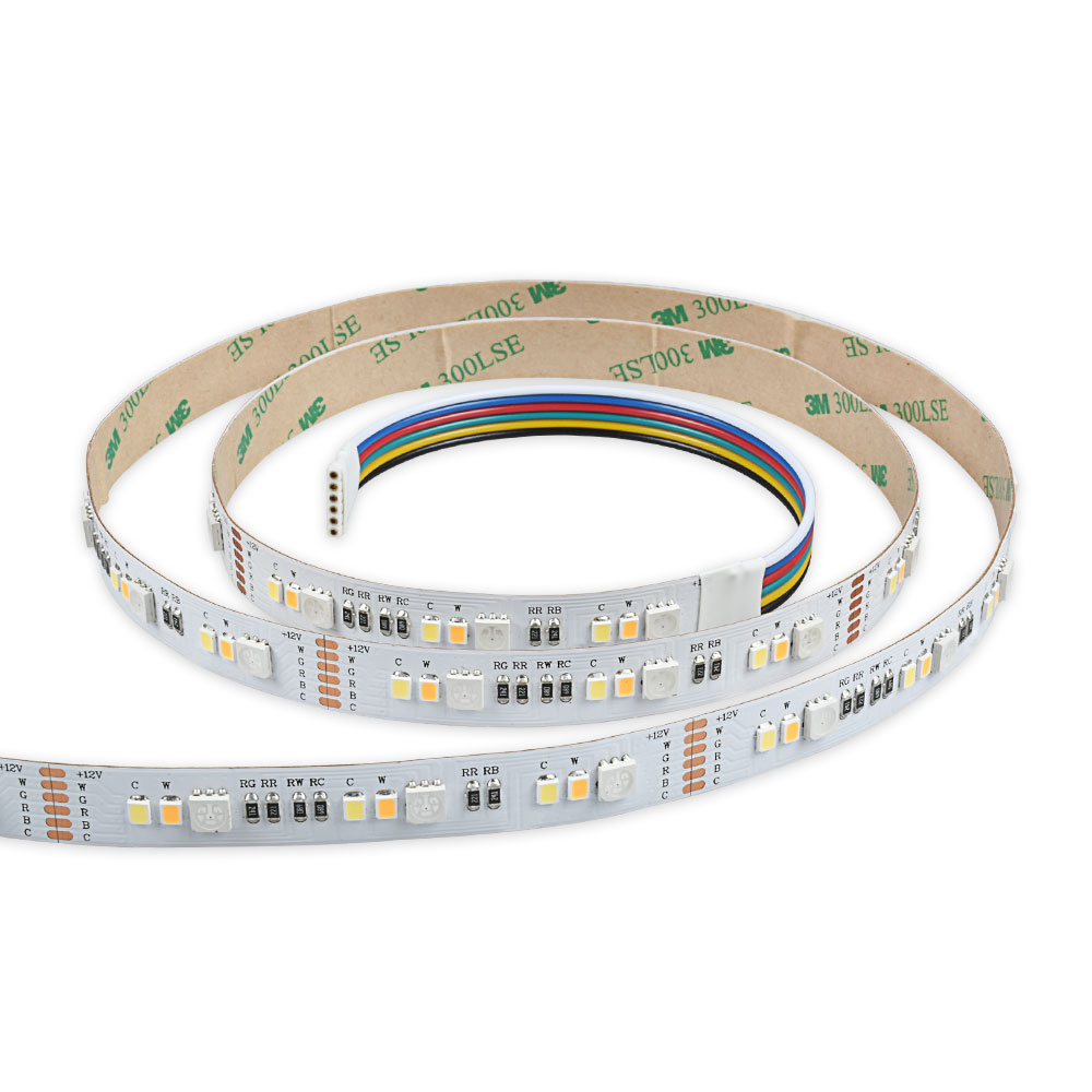 12V 36+36+36 LED/m RGB+CCT LED Strip,RGBWW LED Strip