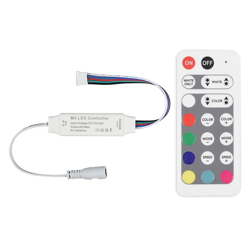 M4 Mini RF RGBW LED Controller,433 Series