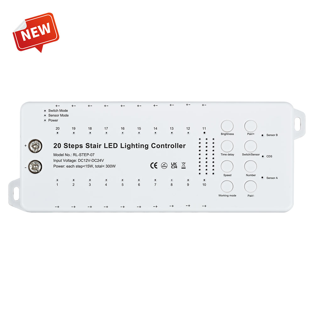STEP-07 Dynamic Stair Lighting Controller with Daylight sensor ...