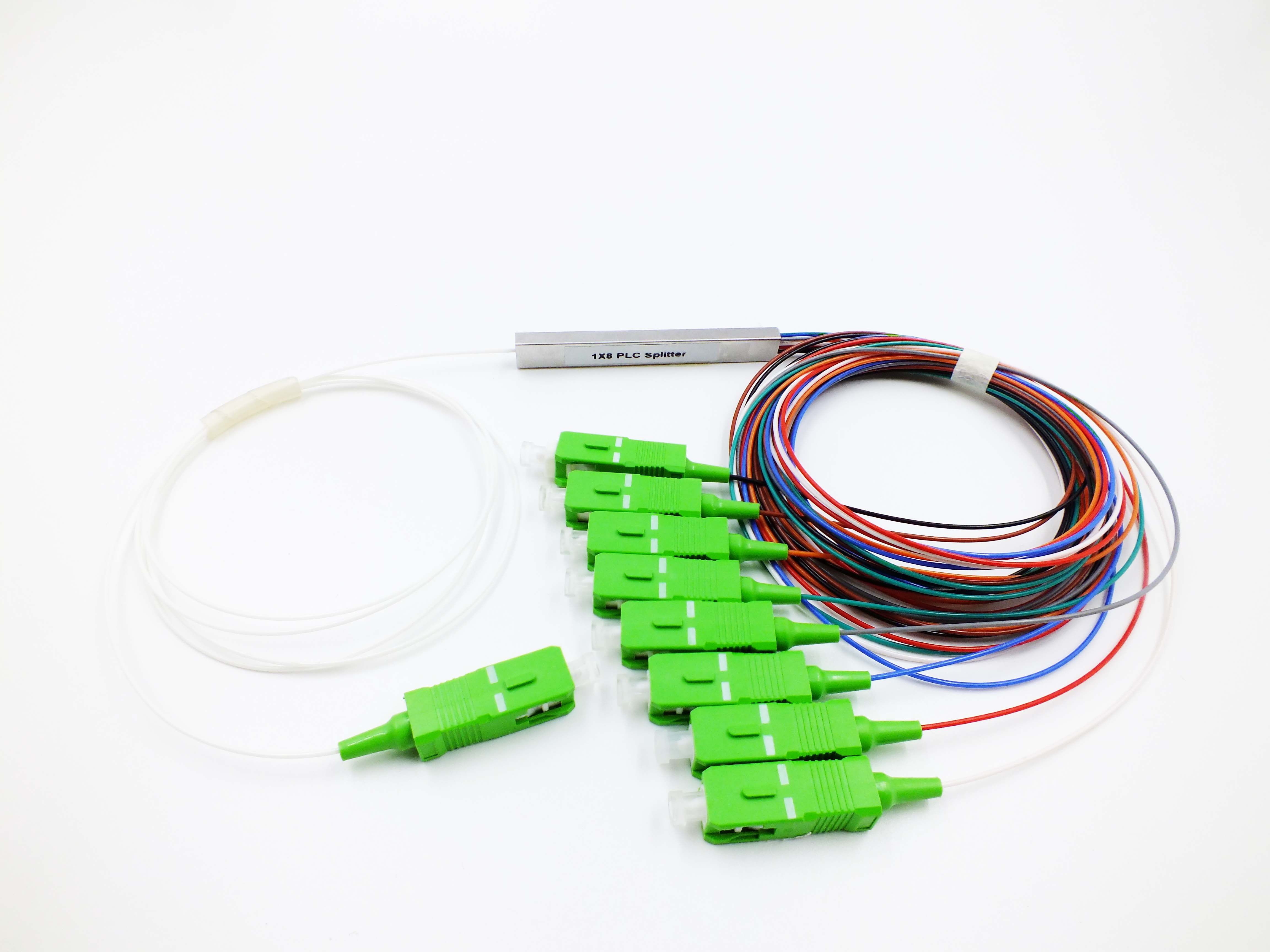 Steel Tube Fiber Optic PLC Splitter - Blockless Mini Type | OPELINK