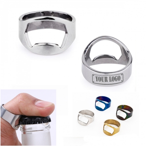 Stainless steel Ring design Beer Bottle Opener