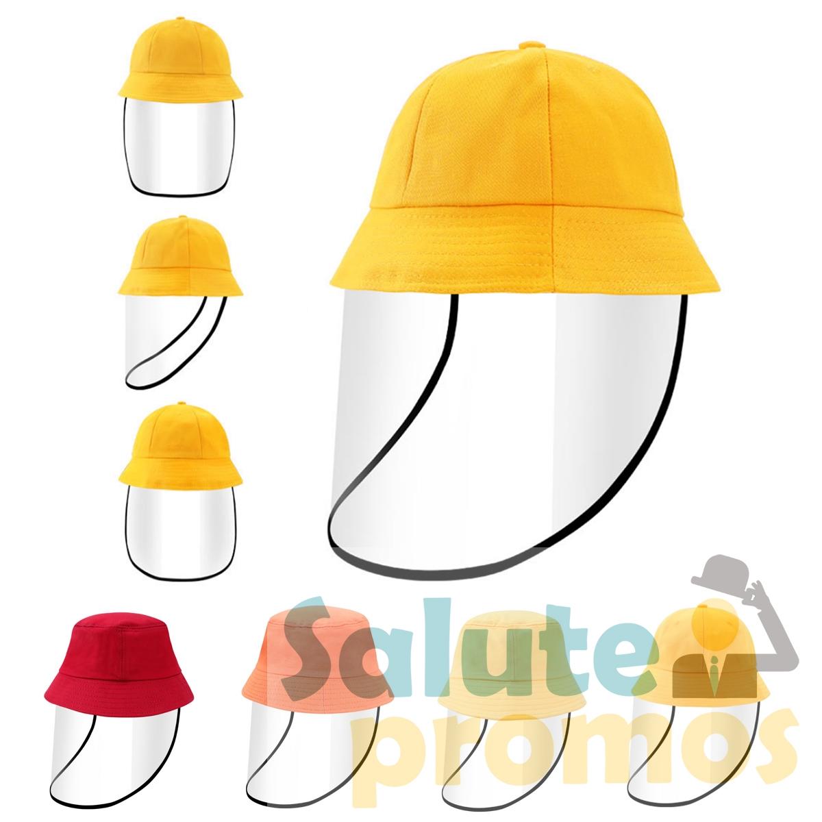 Kids Protective Bucket Hat,PPE Supplies