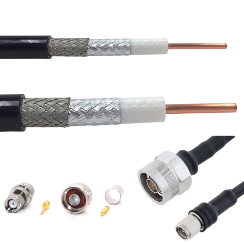 Raynool 400 Low Loss Coaxial Cable RG8 PE Jacket