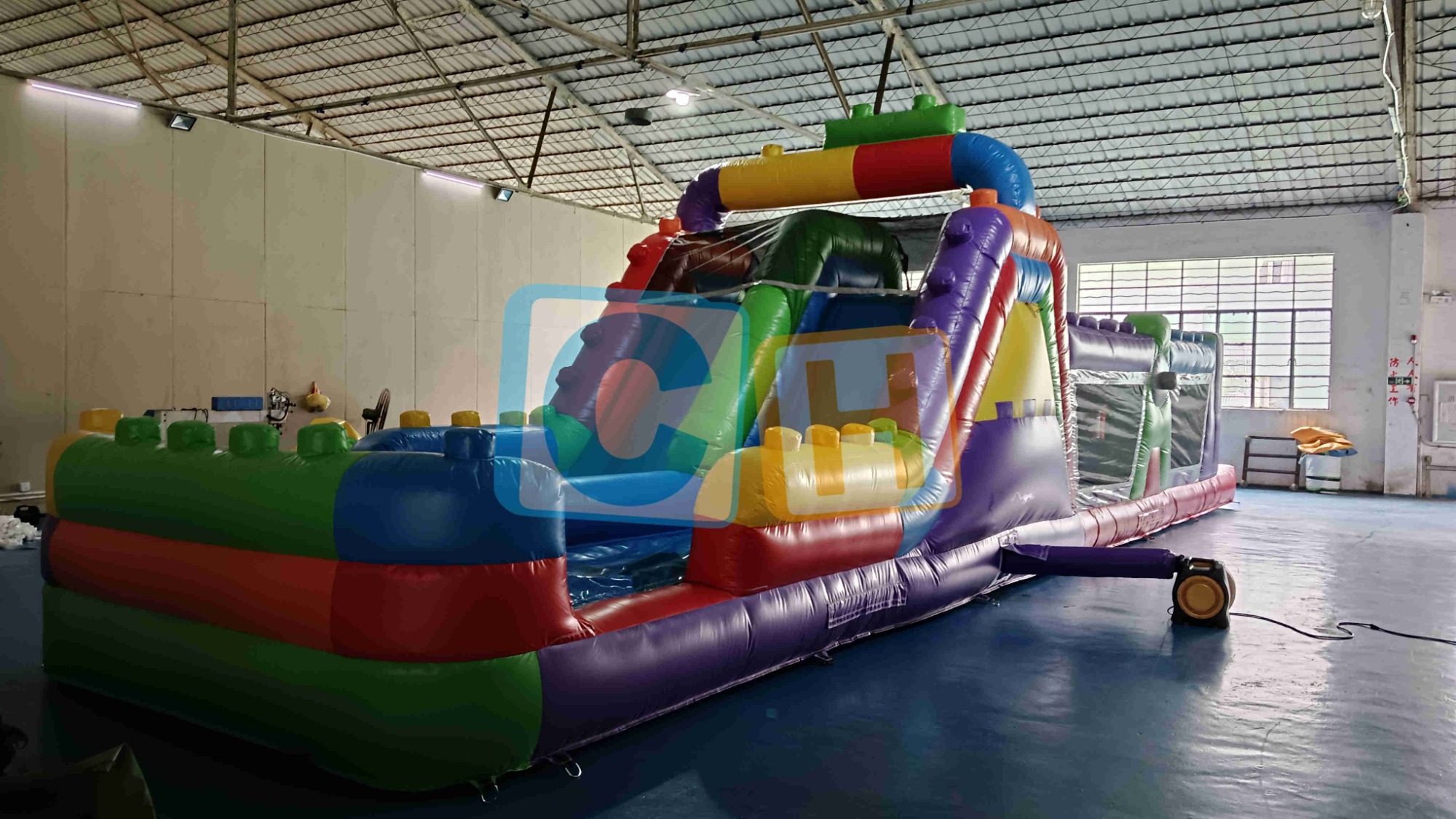 American LEGO Inflatable Obstacle Course