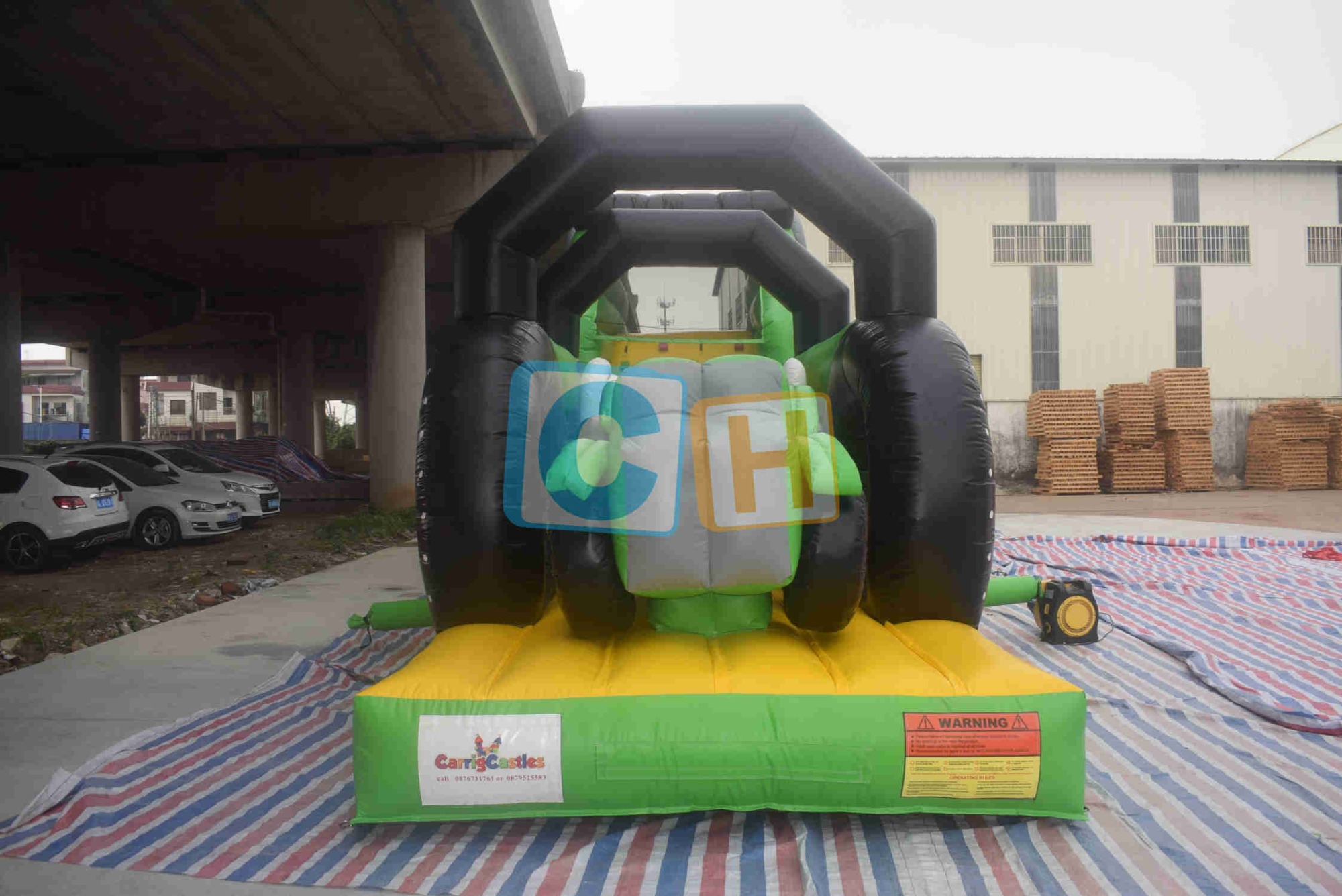 Inflatable Caterpillar Obstacle Course