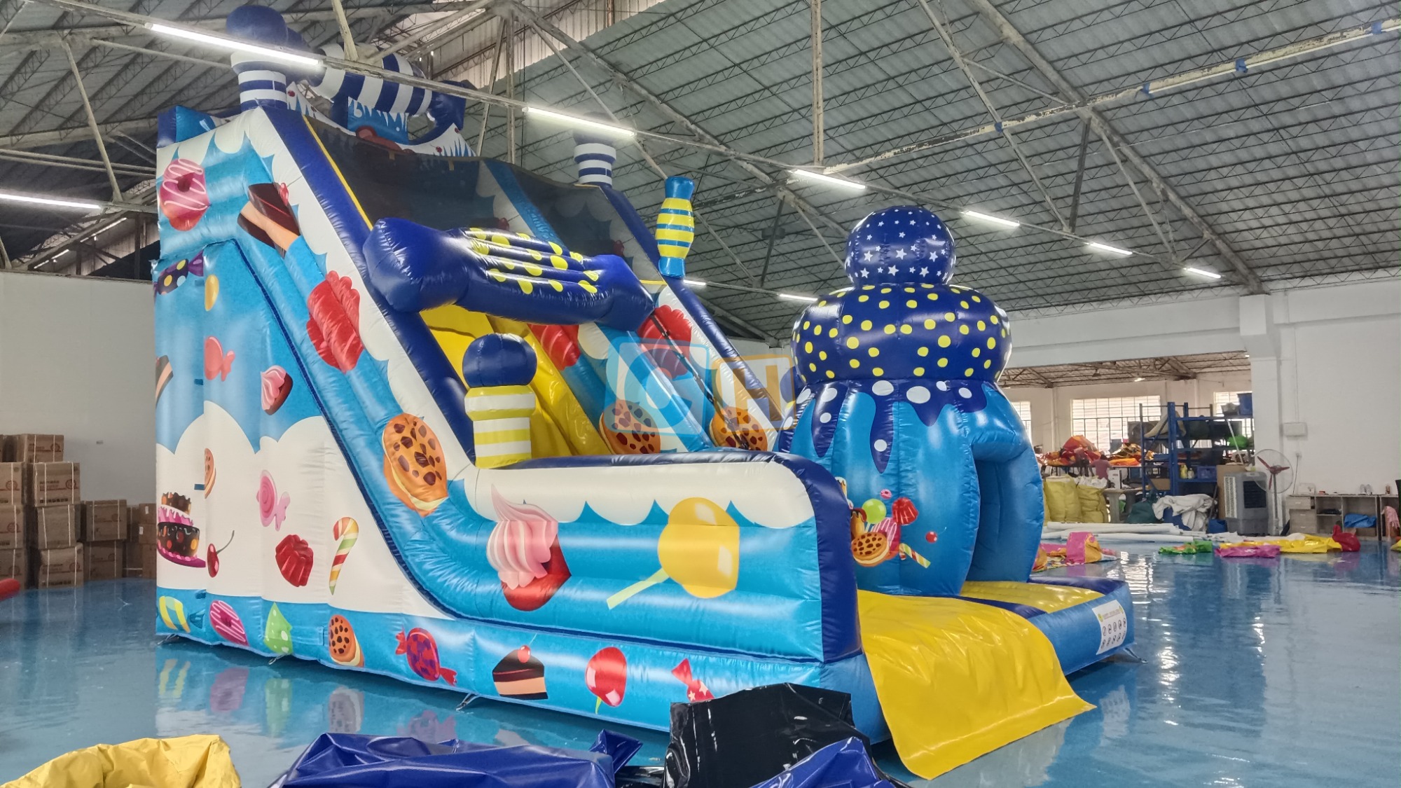 Inflatable Bouncy Castle Slide